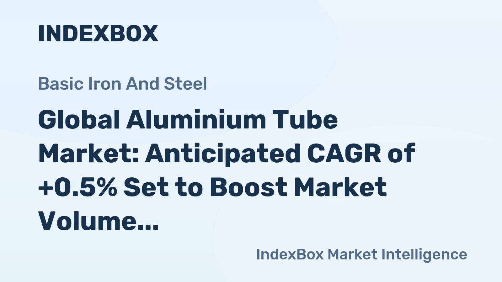 Global Aluminium Tube Market: Anticipated CAGR of +0.5% Set to Boost Market Volume to 218K Tons by 2035