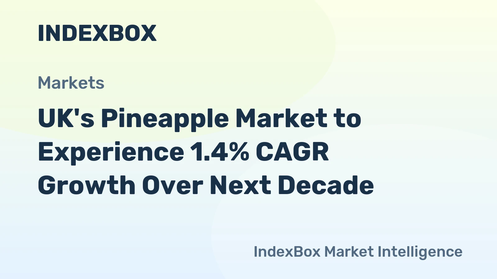 UK's Pineapple Market to Experience 1.4% CAGR Growth Over Next Decade