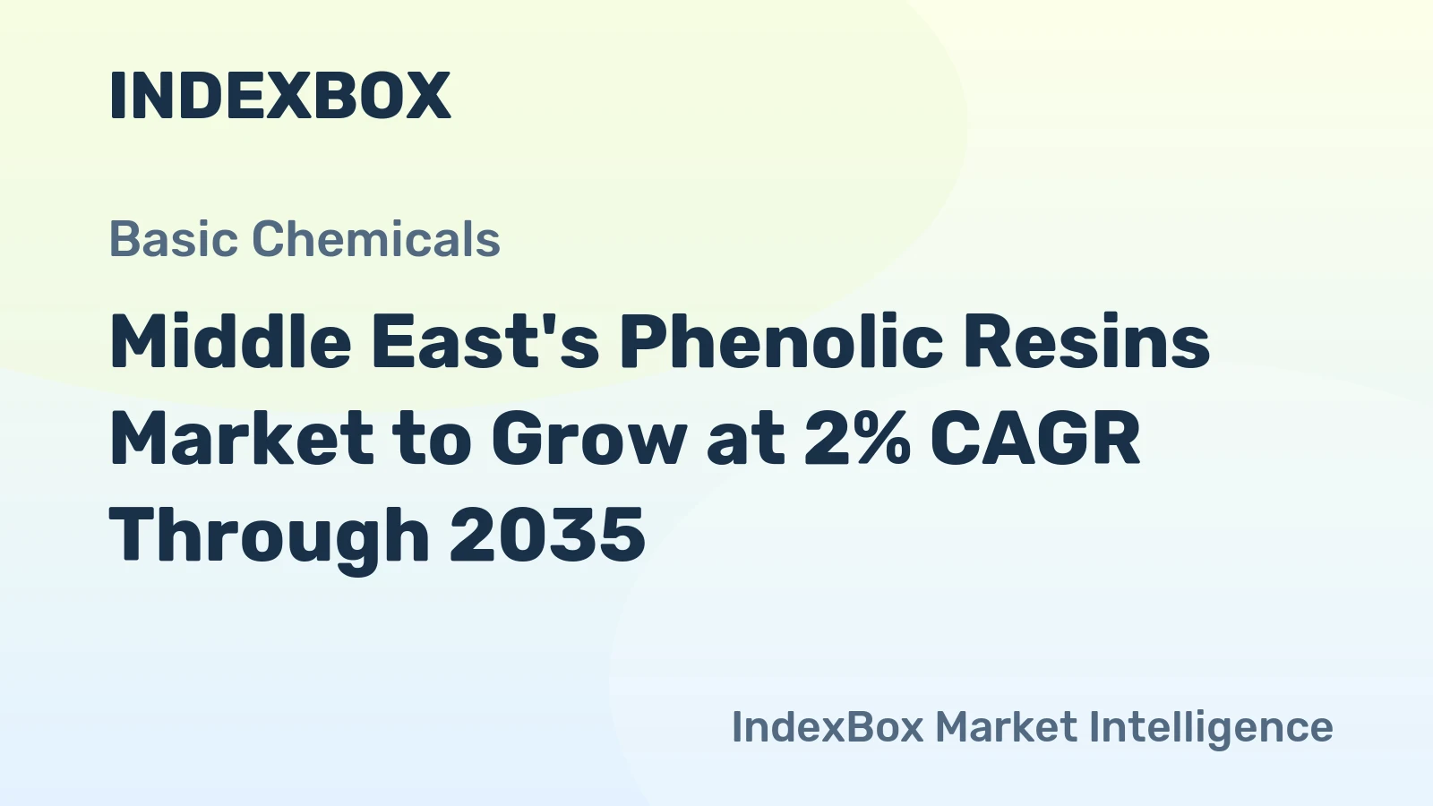 Middle East's Phenolic Resins Market to Grow at 2% CAGR Through 2035