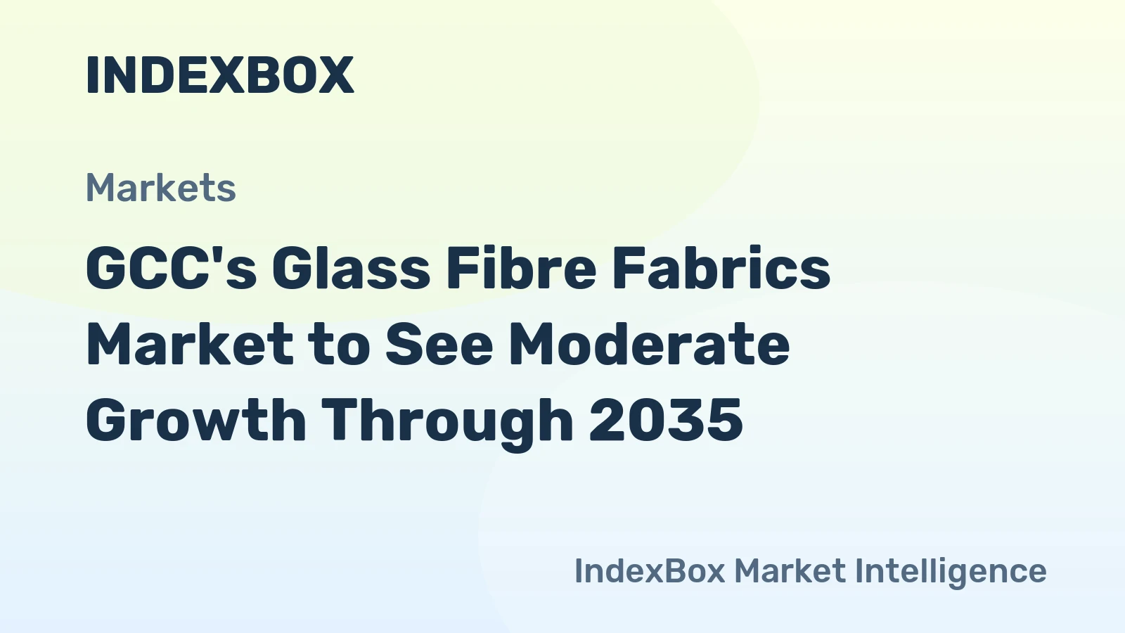 GCC's Glass Fibre Fabrics Market to See Moderate Growth Through 2035