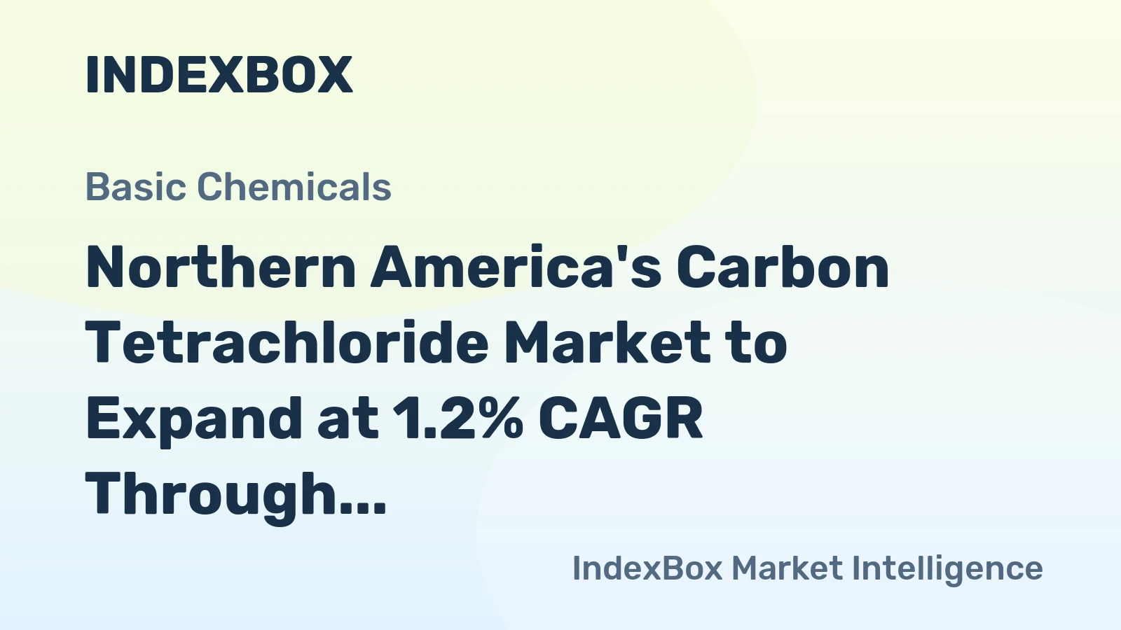 Northern America's Carbon Tetrachloride Market to Expand at 1.2% CAGR Through 2035