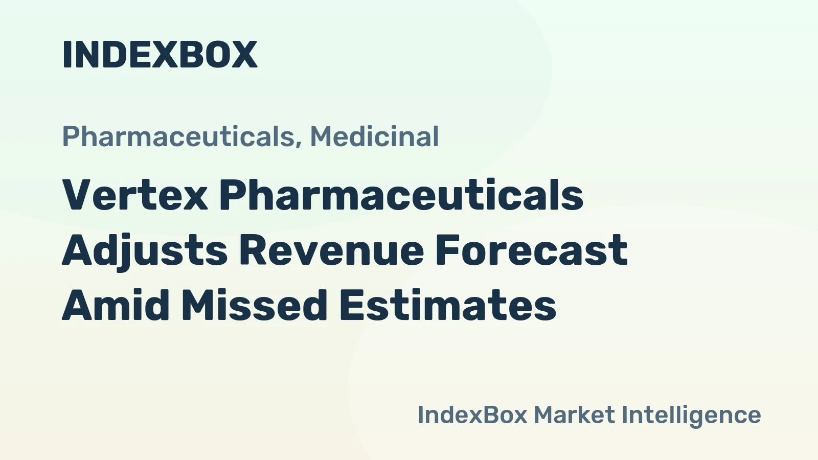 Vertex Pharmaceuticals Adjusts Revenue Forecast Amid Missed Estimates