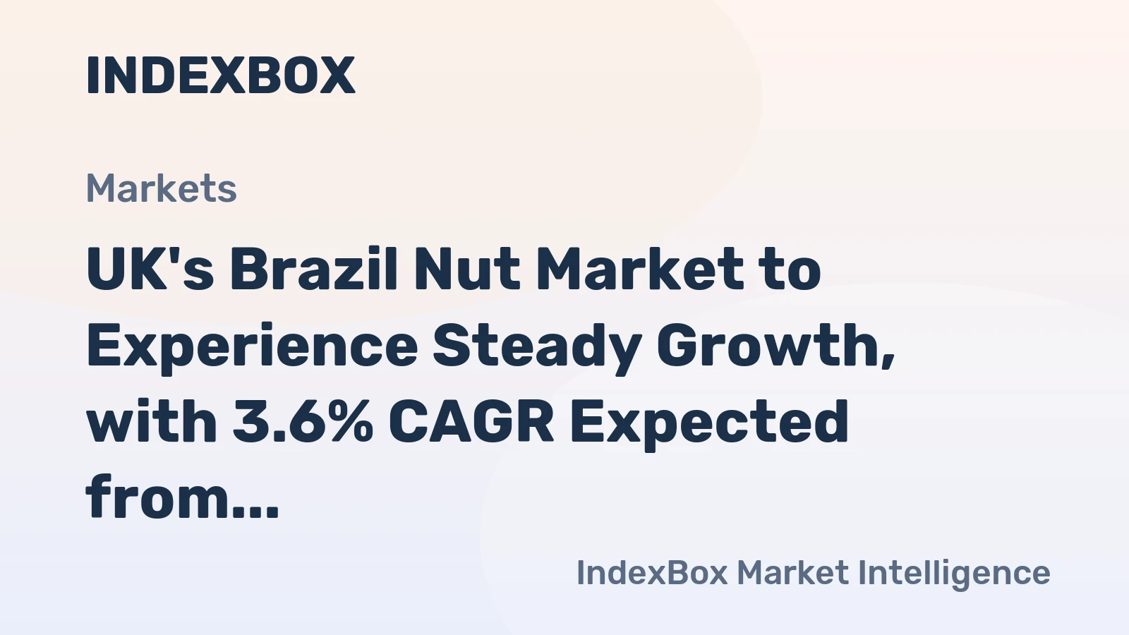 UK's Brazil Nut Market to Experience Steady Growth, with 3.6% CAGR Expected from 2024 to 2035