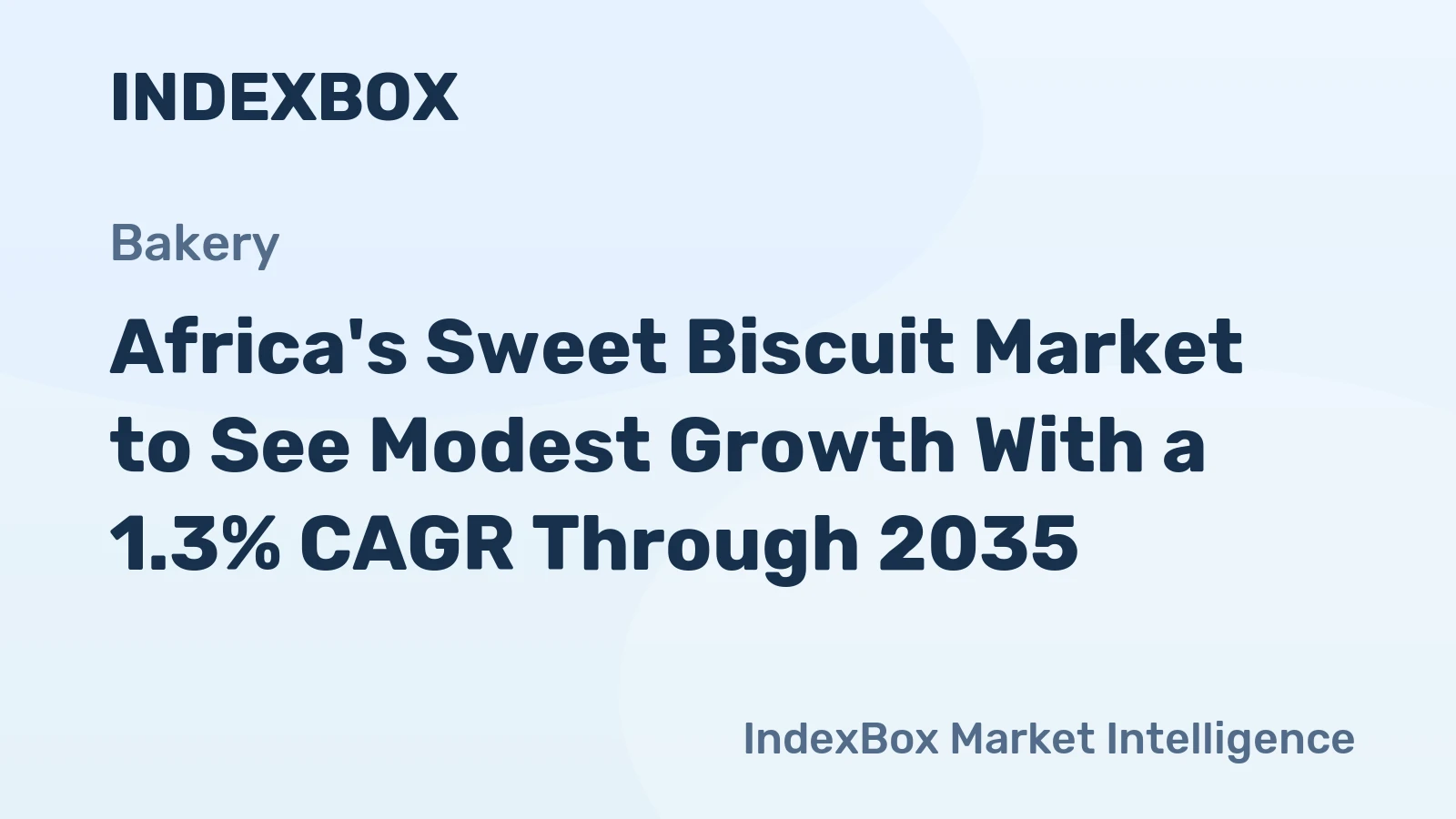 Africa's Sweet Biscuit Market to See Modest Growth With a 1.3% CAGR Through 2035