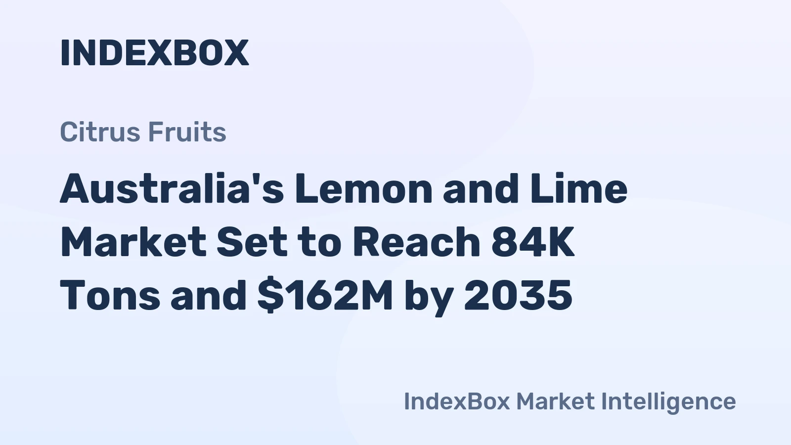 Australia's Lemon and Lime Market Set to Reach 84K Tons and $162M by 2035