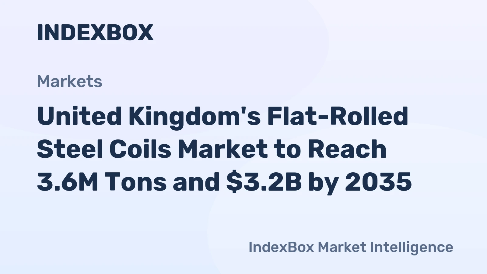 United Kingdom's Flat-Rolled Steel Coils Market to Reach 3.6M Tons and $3.2B by 2035