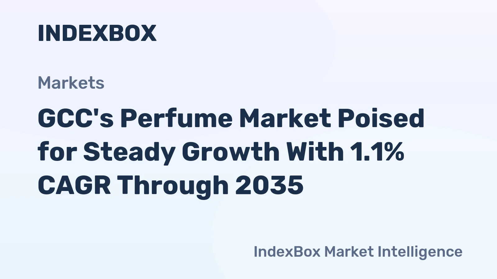 GCC's Perfume Market Poised for Steady Growth With 1.1% CAGR Through 2035