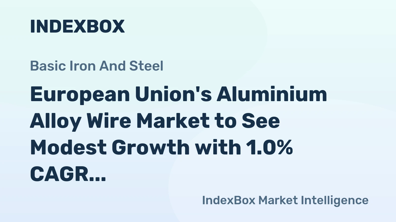 European Union's Aluminium Alloy Wire Market to See Modest Growth with 1.0% CAGR, Reaching 141K Tons by 2035