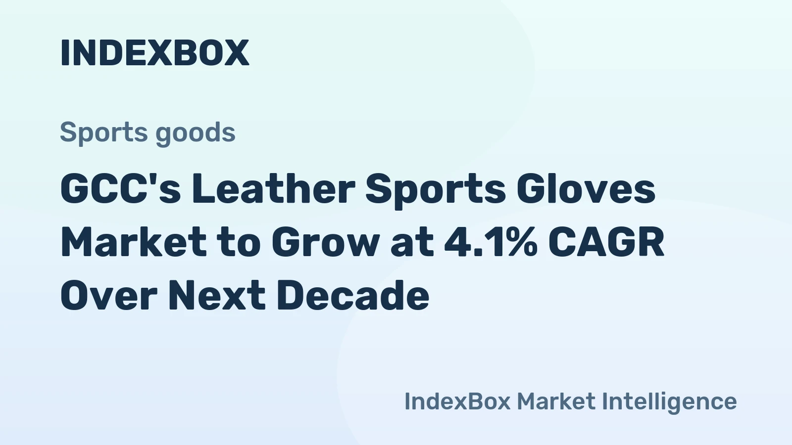 GCC's Leather Sports Gloves Market to Grow at 4.1% CAGR Over Next Decade