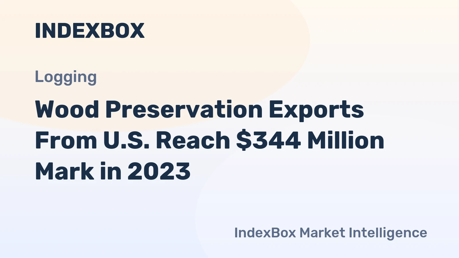 Wood Preservation Exports From U.S. Reach $344 Million Mark in 2023
