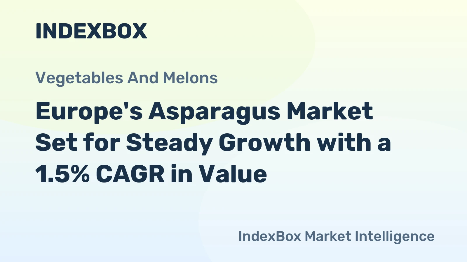 Europe's Asparagus Market Set for Steady Growth with a 1.5% CAGR in Value