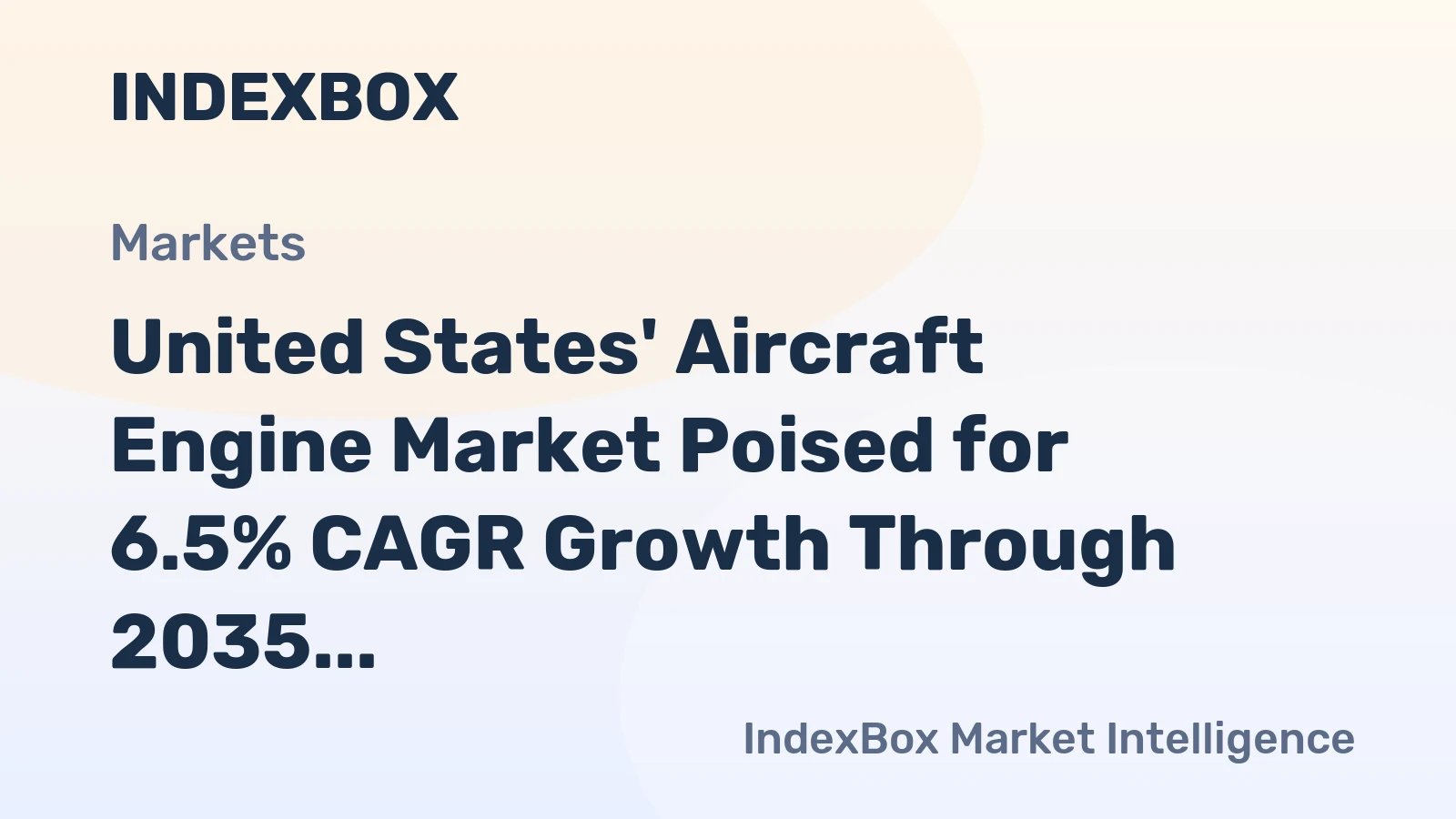 United States' Aircraft Engine Market Poised for 6.5% CAGR Growth Through 2035