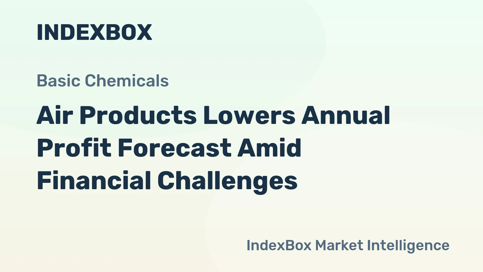 Air Products Lowers Annual Profit Forecast Amid Financial Challenges
