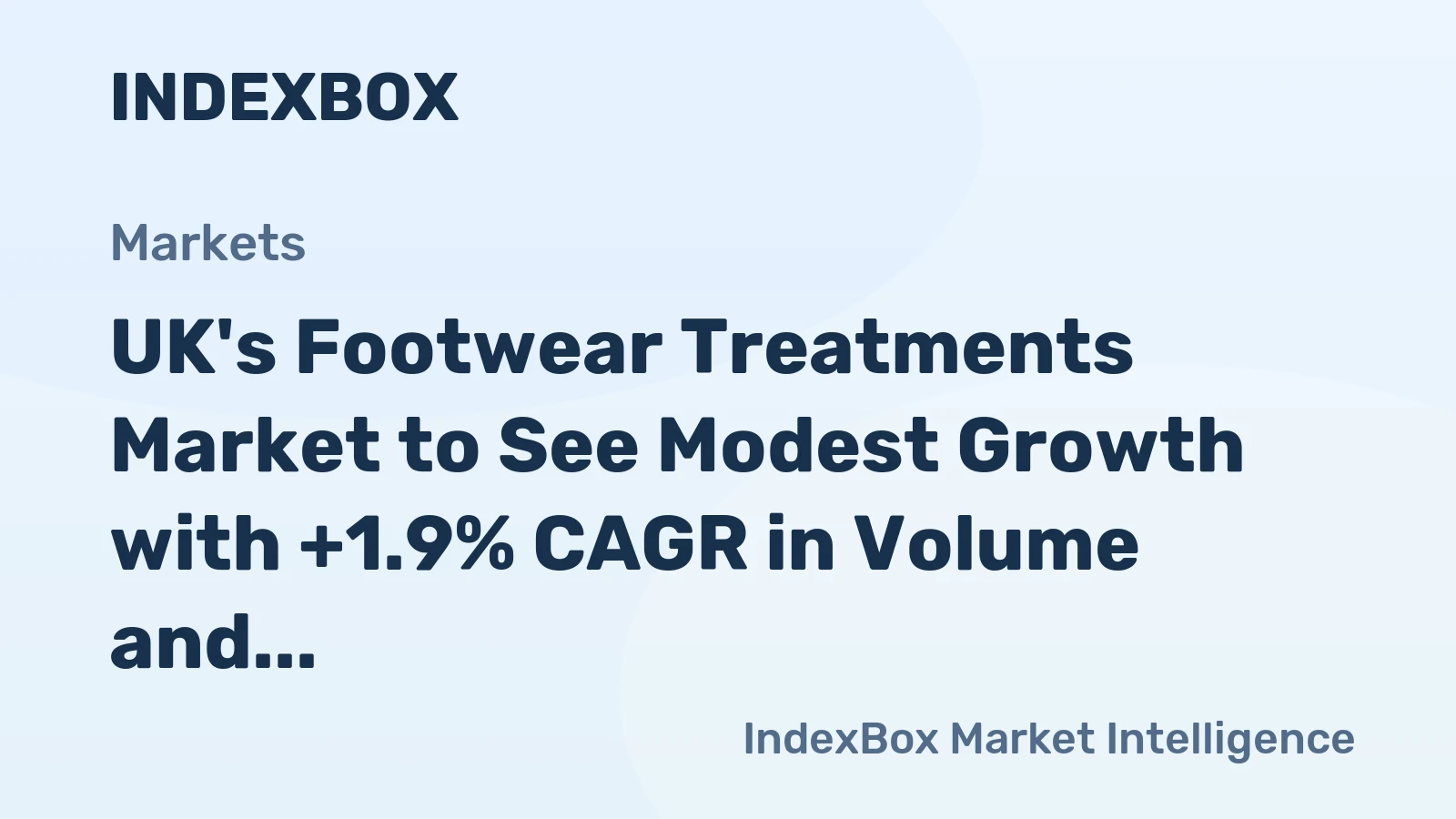 UK's Footwear Treatments Market to See Modest Growth with +1.9% CAGR in Volume and +3.5% CAGR in Value from 2024 to 2035