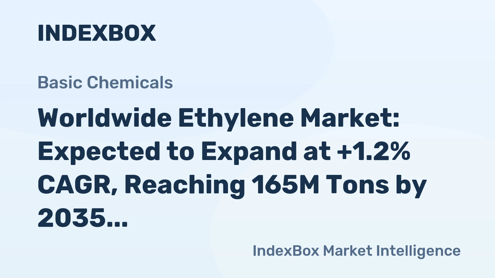 Worldwide Ethylene Market: Expected to Expand at +1.2% CAGR, Reaching 165M Tons by 2035