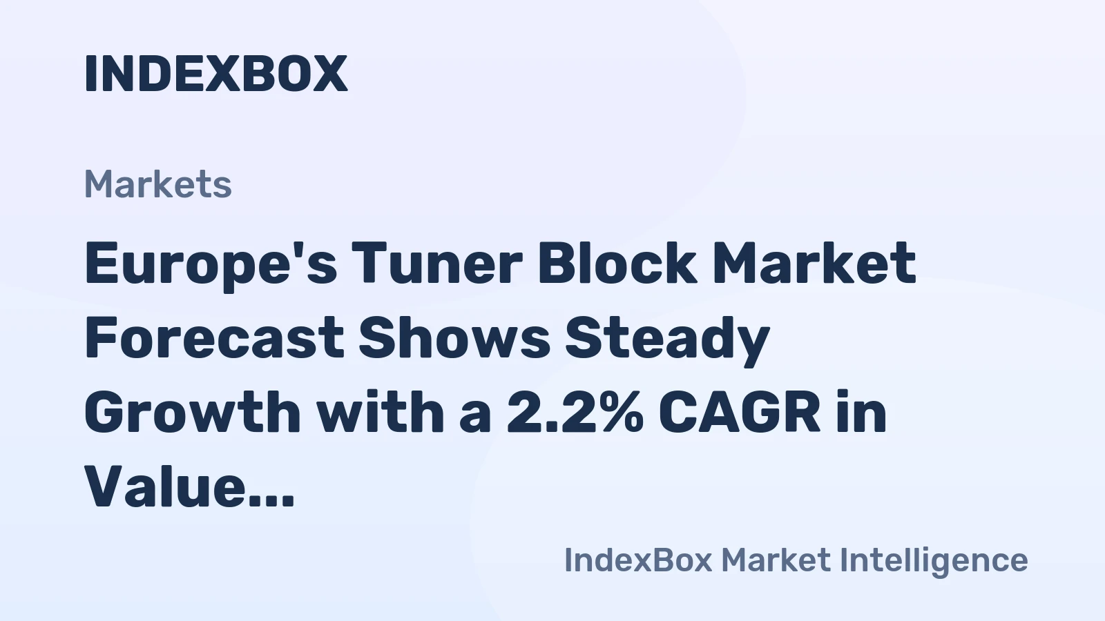 Europe's Tuner Block Market Forecast Shows Steady Growth with a 2.2% CAGR in Value Through 2035