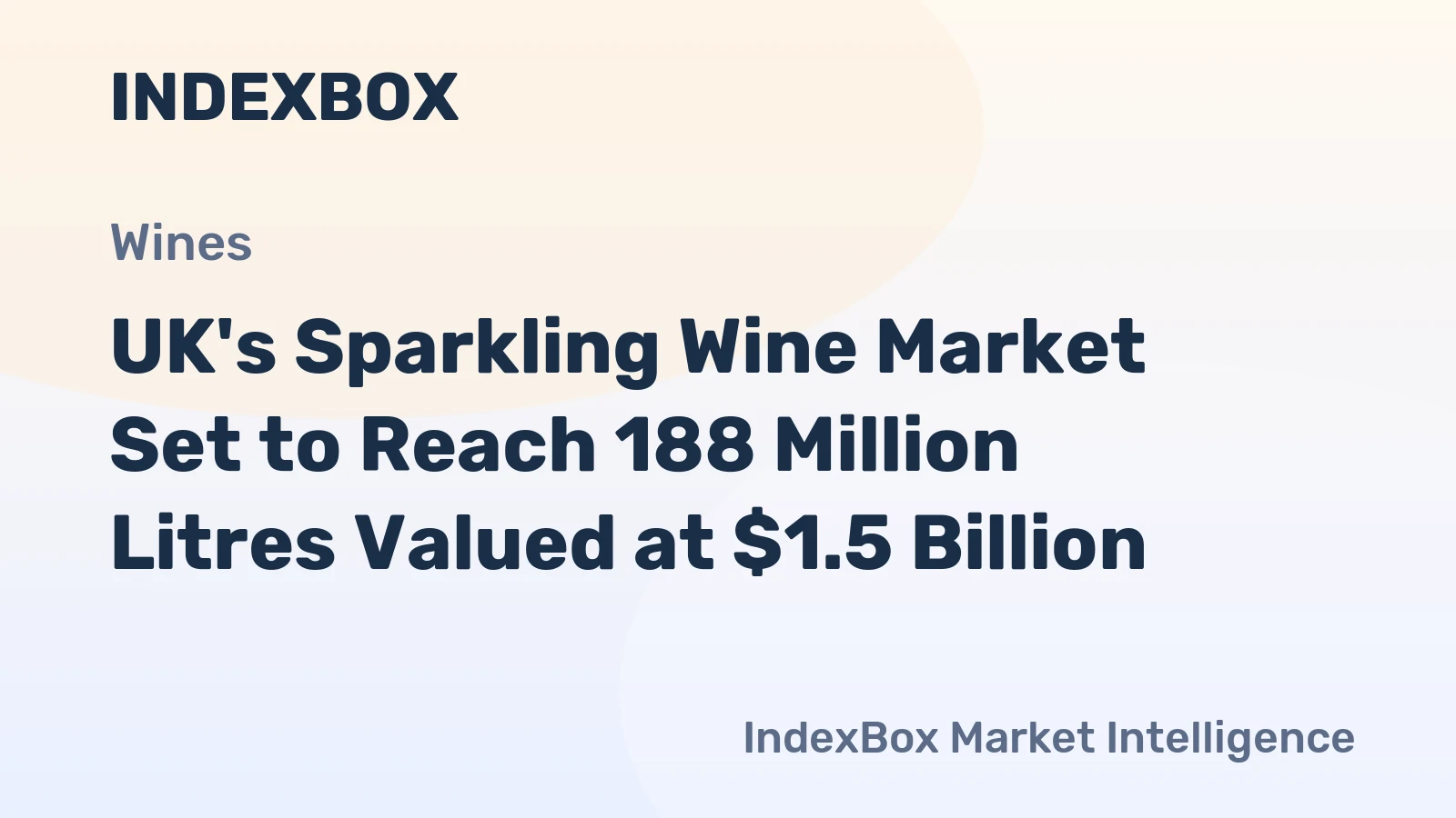 UK's Sparkling Wine Market Set to Reach 188 Million Litres Valued at $1.5 Billion