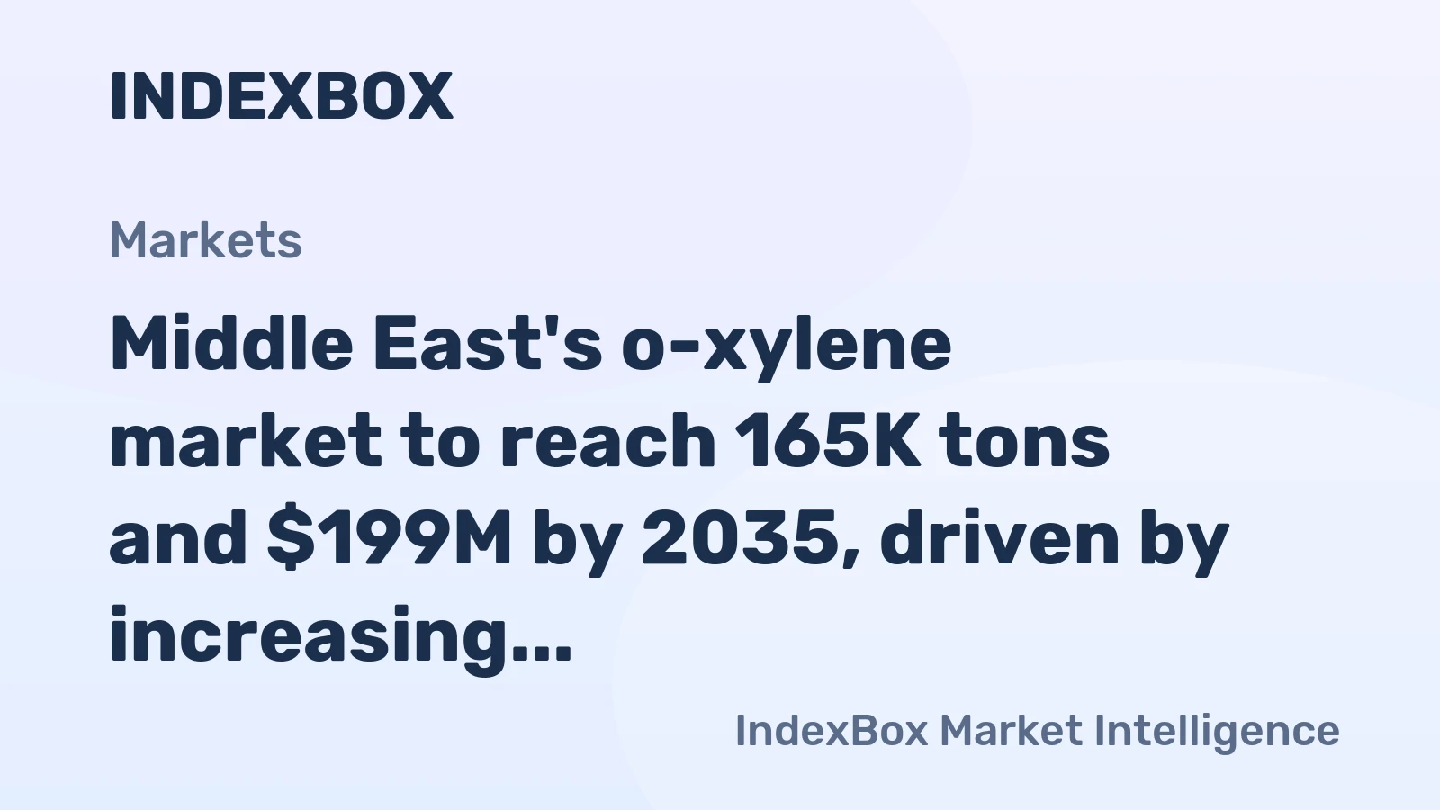Middle East's o-xylene market to reach 165K tons and $199M by 2035, driven by increasing demand