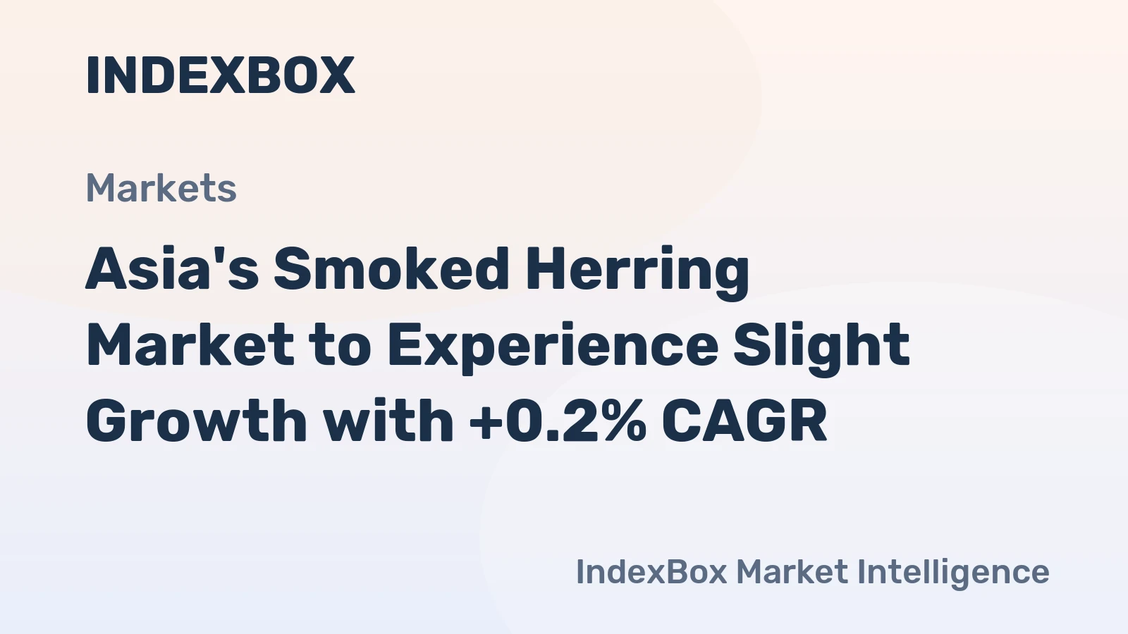 Asia's Smoked Herring Market to Experience Slight Growth with +0.2% CAGR