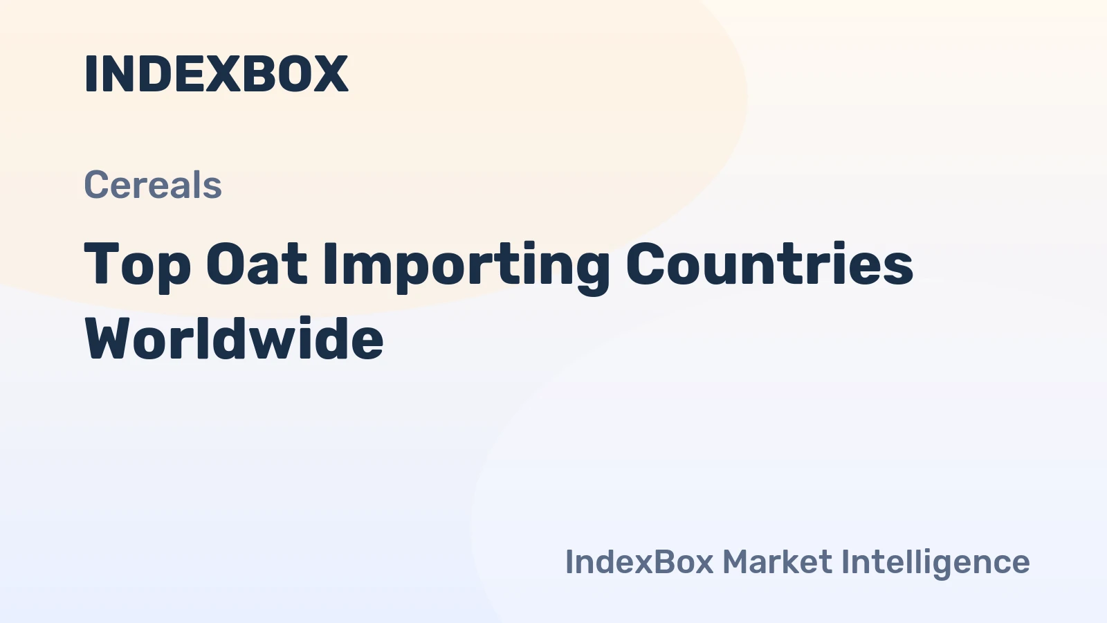 Top Oat Importing Countries Worldwide