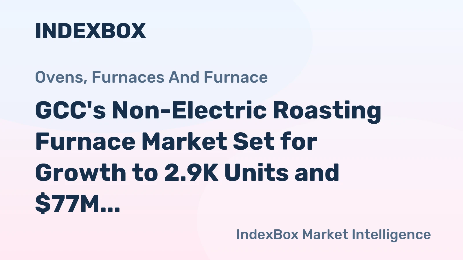GCC's Non-Electric Roasting Furnace Market Set for Growth to 2.9K Units and $77M by 2035