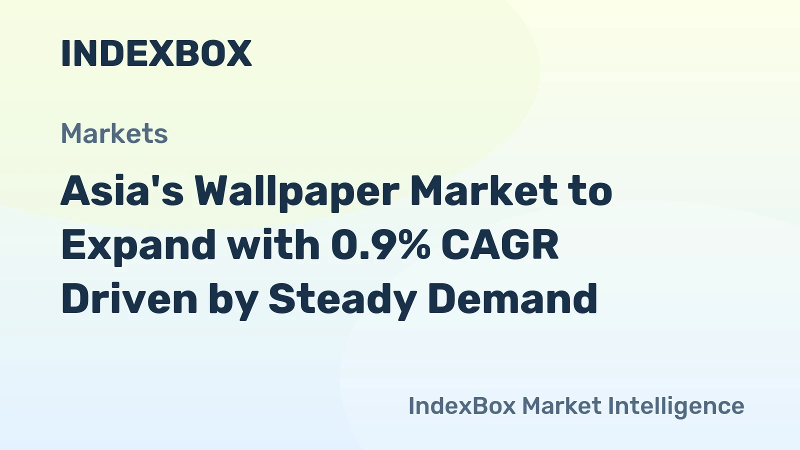 Asia's Wallpaper Market to Expand with 0.9% CAGR Driven by Steady Demand