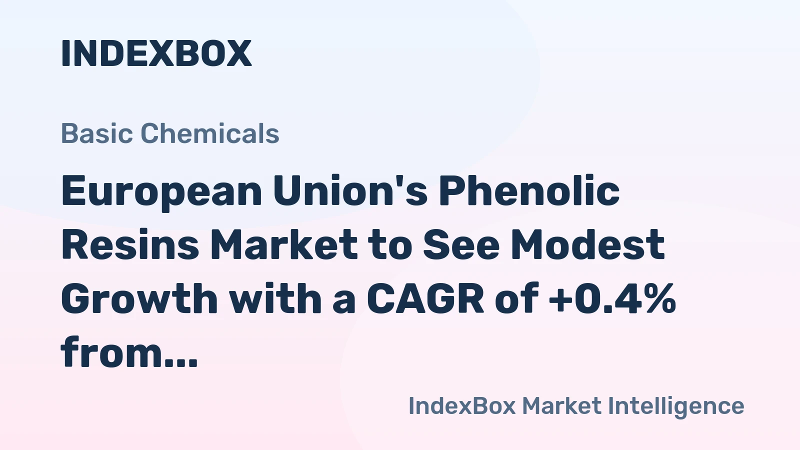 European Union's Phenolic Resins Market to See Modest Growth with a CAGR of +0.4% from 2024 to 2035