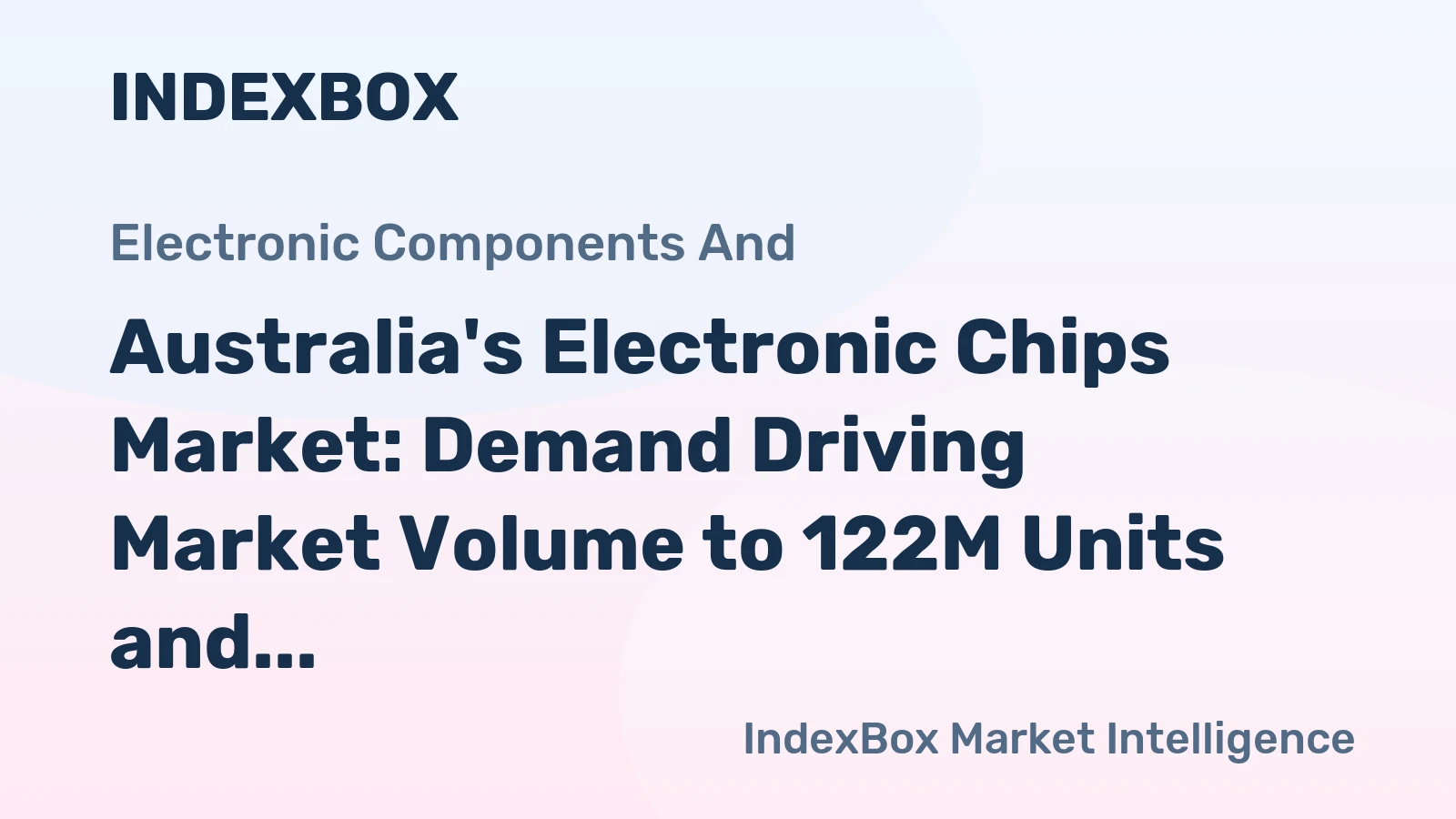 Australia's Electronic Chips Market: Demand Driving Market Volume to 122M Units and Market Value to $391M by 2035