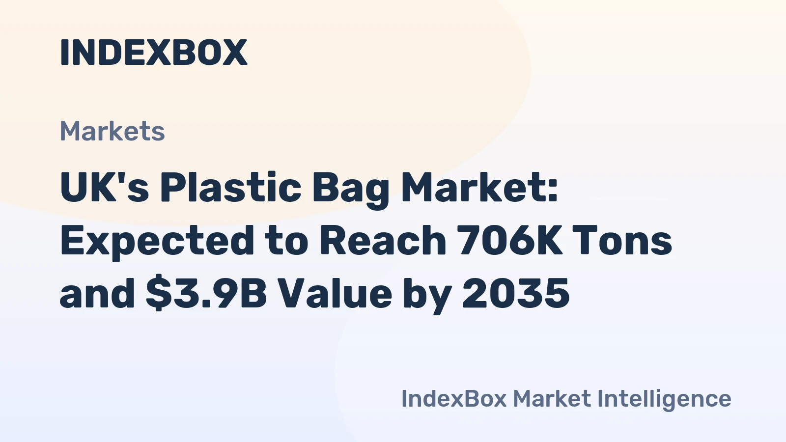 UK's Plastic Bag Market: Expected to Reach 706K Tons and $3.9B Value by 2035