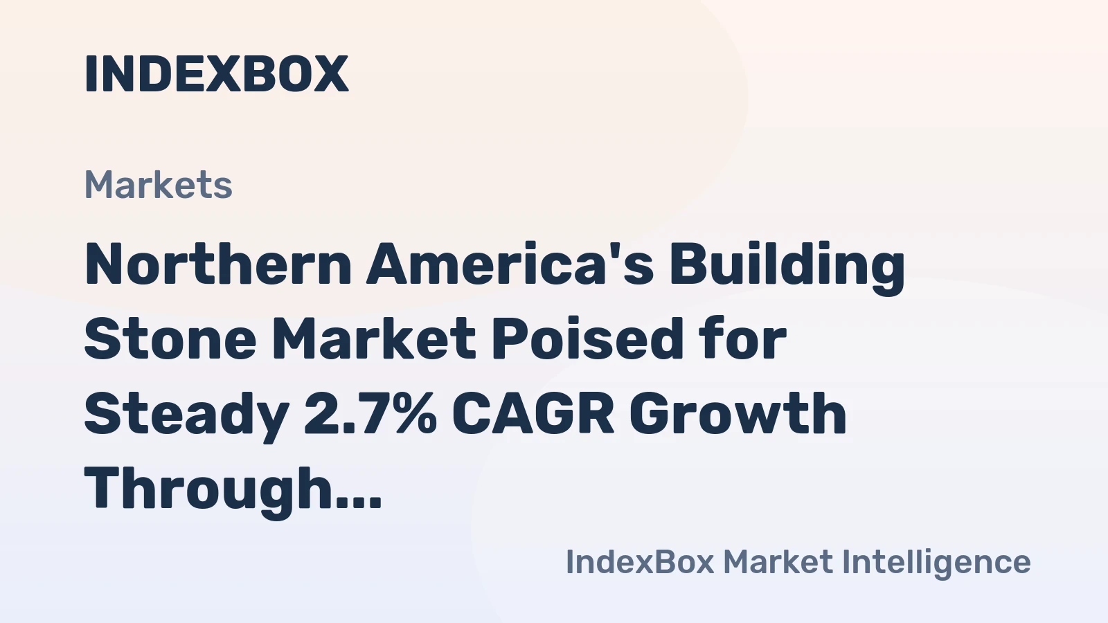 Northern America's Building Stone Market Poised for Steady 2.7% CAGR Growth Through 2035
