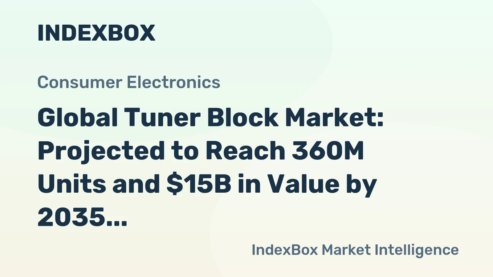 Global Tuner Block Market: Projected to Reach 360M Units and $15B in Value by 2035