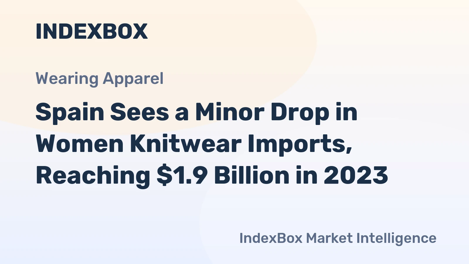 Spain Sees a Minor Drop in Women Knitwear Imports, Reaching $1.9 Billion in 2023
