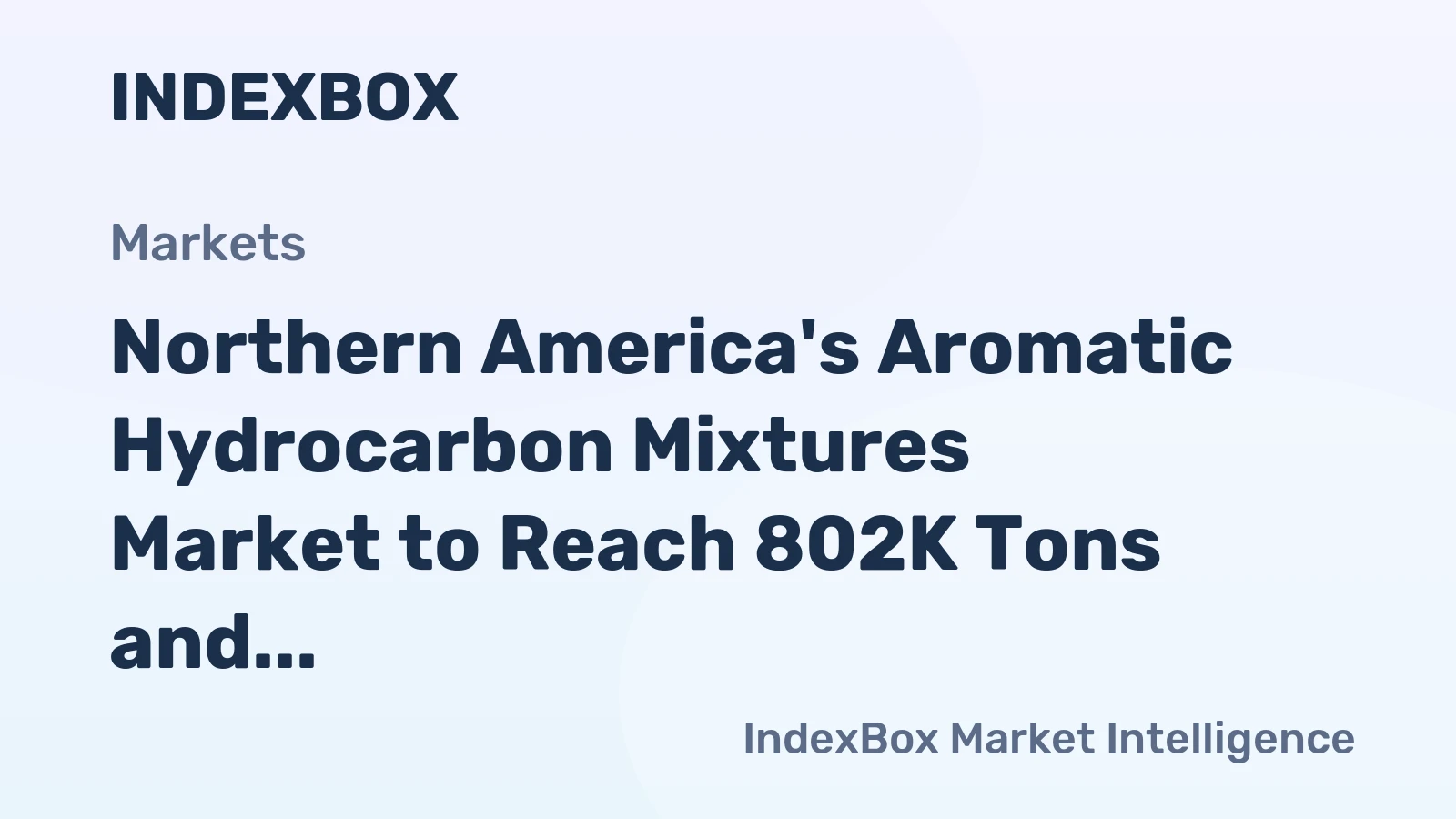 Northern America's Aromatic Hydrocarbon Mixtures Market to Reach 802K Tons and $645M by 2035