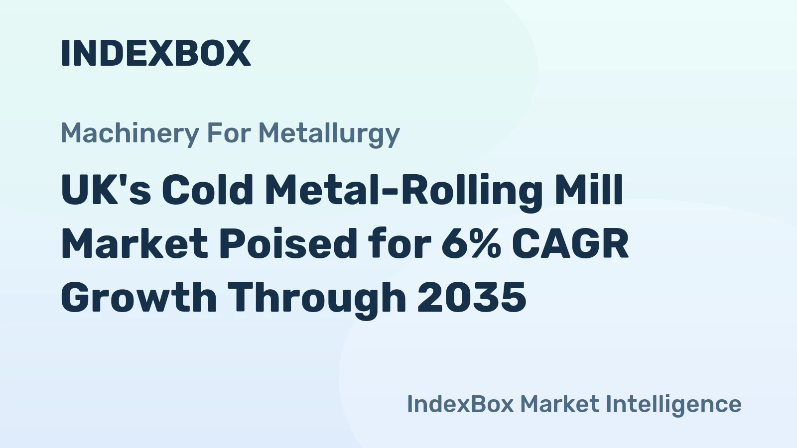 UK's Cold Metal-Rolling Mill Market Poised for 6% CAGR Growth Through 2035