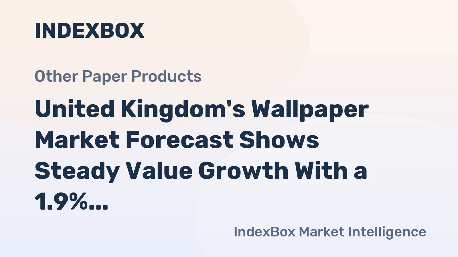 United Kingdom's Wallpaper Market Forecast Shows Steady Value Growth With a 1.9% CAGR Through 2035
