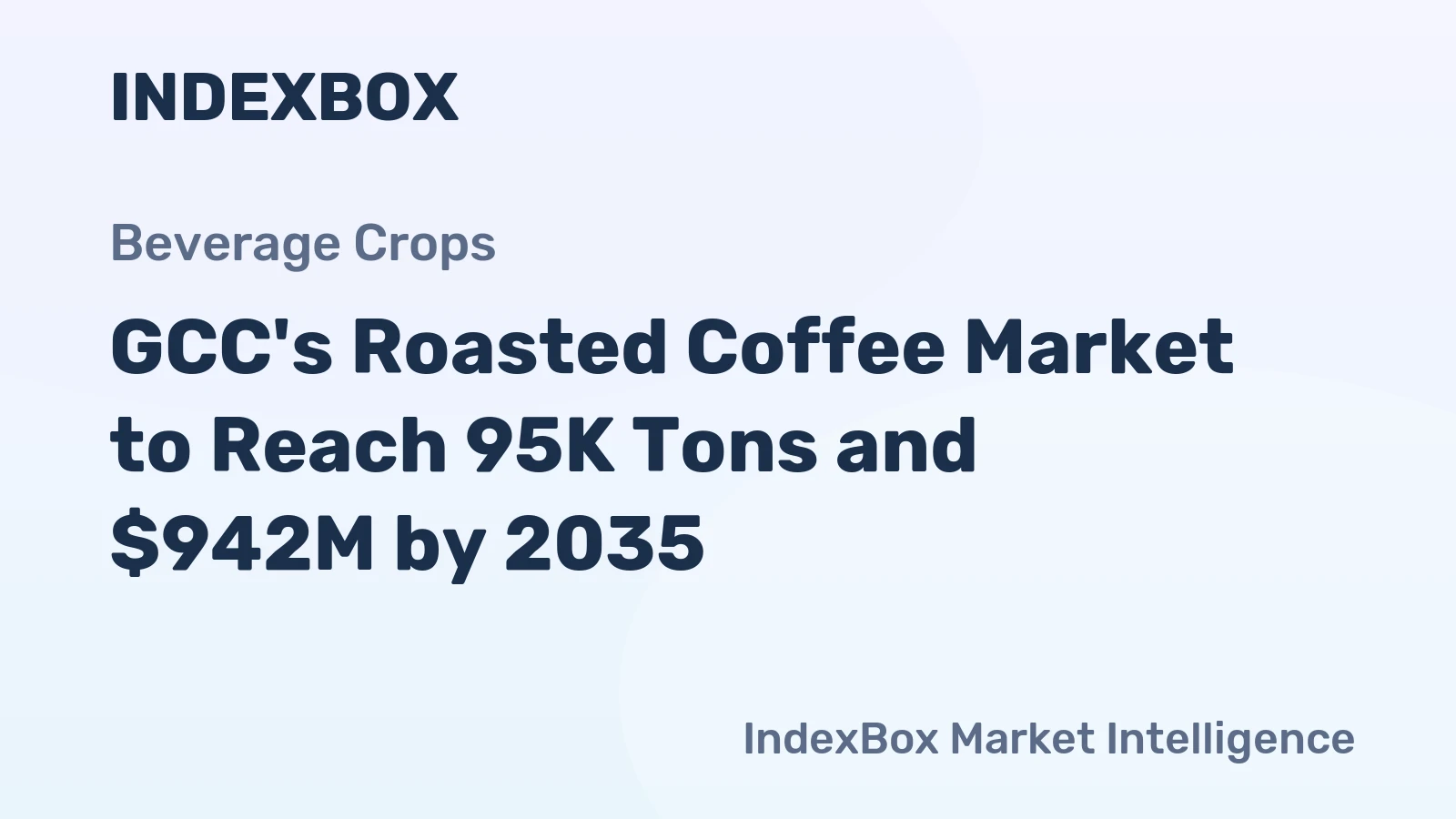 GCC's Roasted Coffee Market to Reach 95K Tons and $942M by 2035