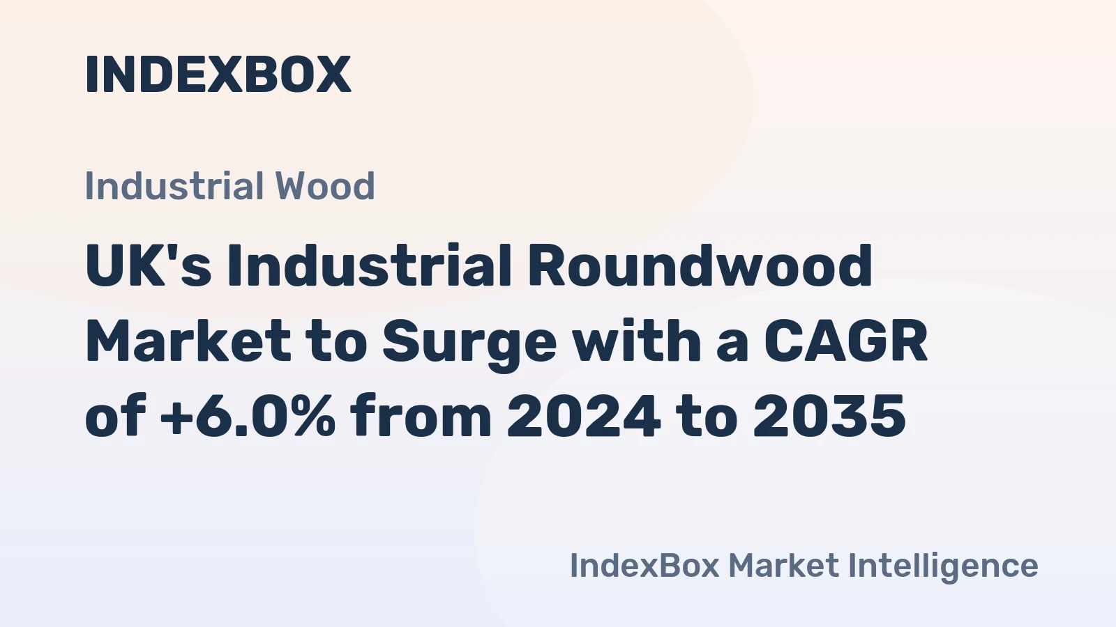 UK's Industrial Roundwood Market to Surge with a CAGR of +6.0% from 2024 to 2035