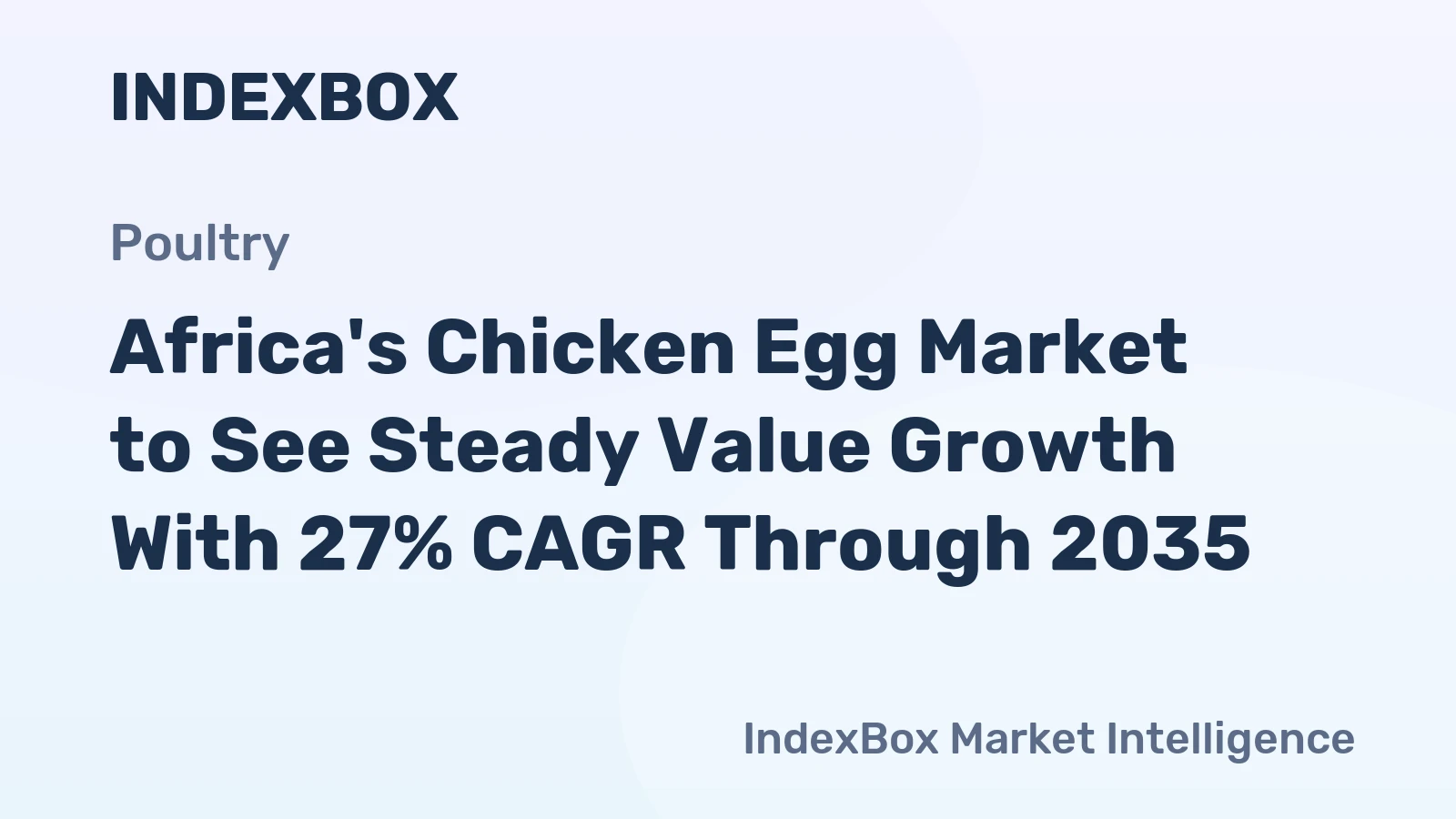 Africa's Chicken Egg Market to See Steady Value Growth With 27% CAGR Through 2035