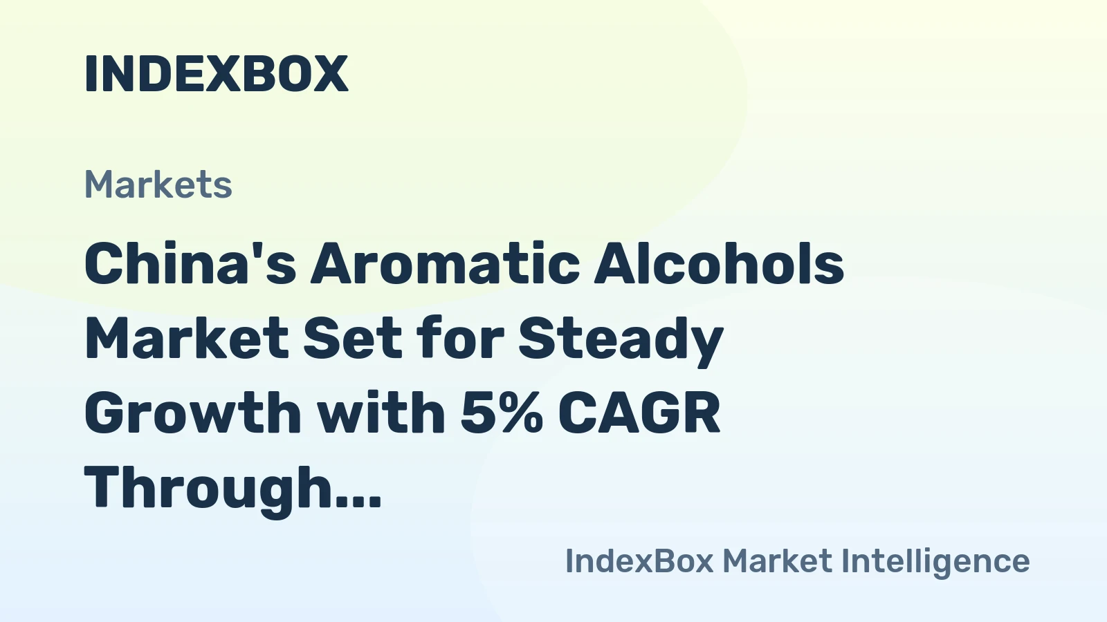 China's Aromatic Alcohols Market Set for Steady Growth with 5% CAGR Through 2035