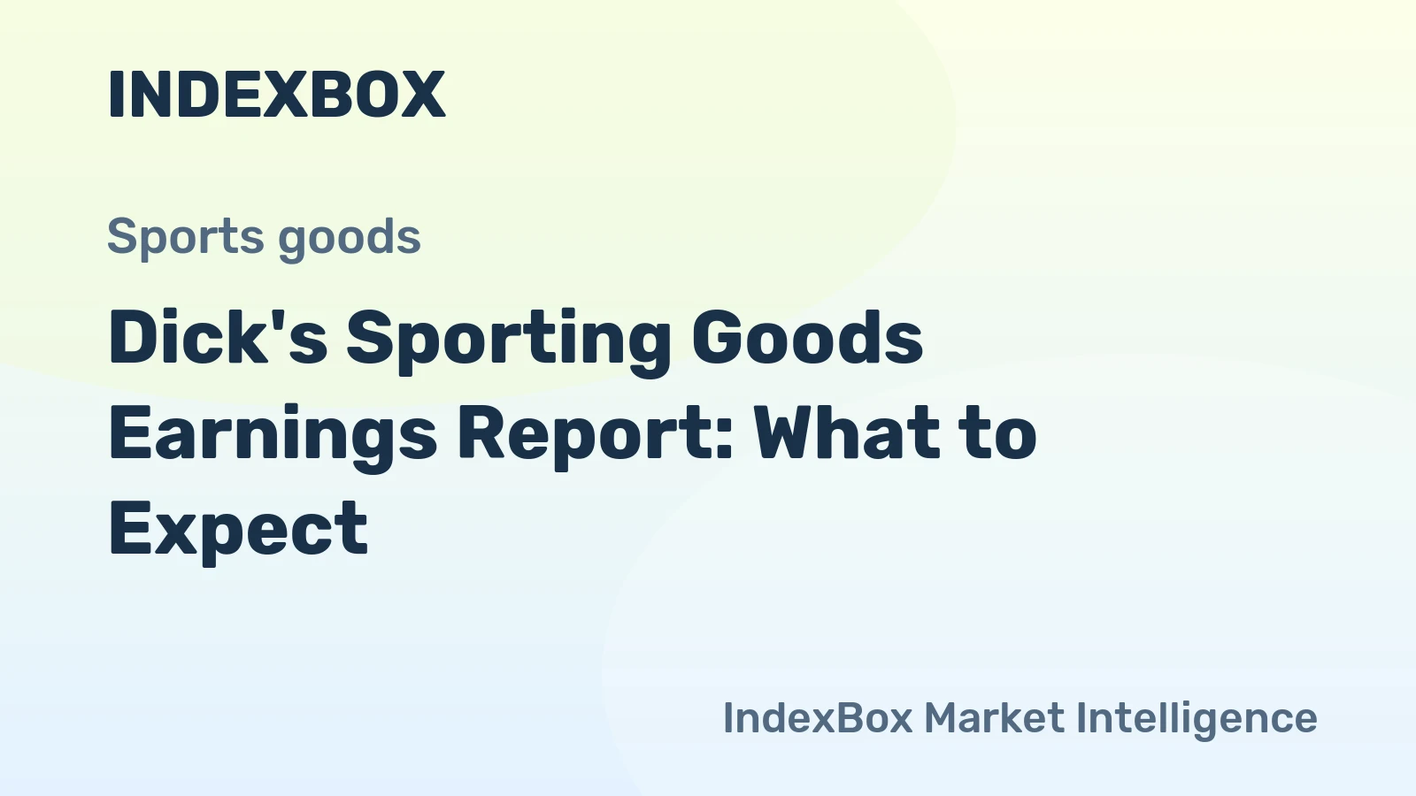 Dick's Sporting Goods Earnings Report: What to Expect