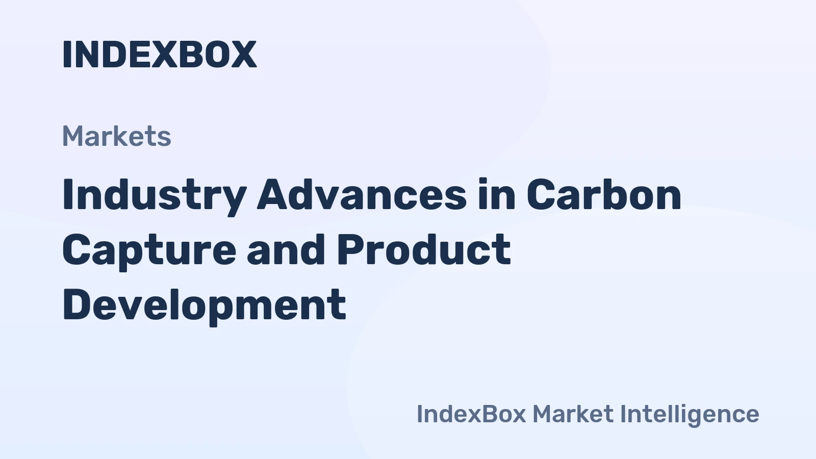 Industry Advances in Carbon Capture and Product Development