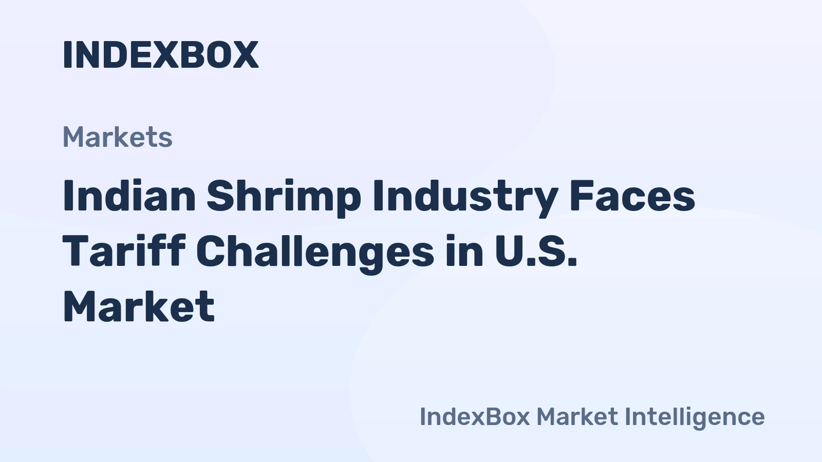 Indian Shrimp Industry Faces Tariff Challenges in U.S. Market