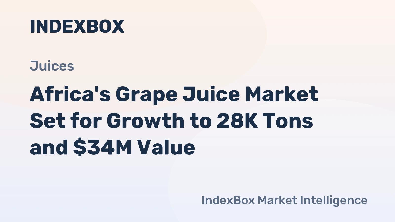 Africa's Grape Juice Market Set for Growth to 28K Tons and $34M Value
