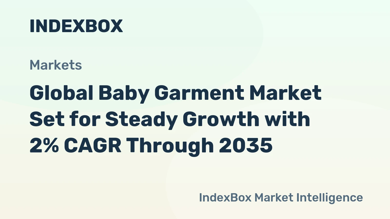Global Baby Garment Market Set for Steady Growth with 2% CAGR Through 2035