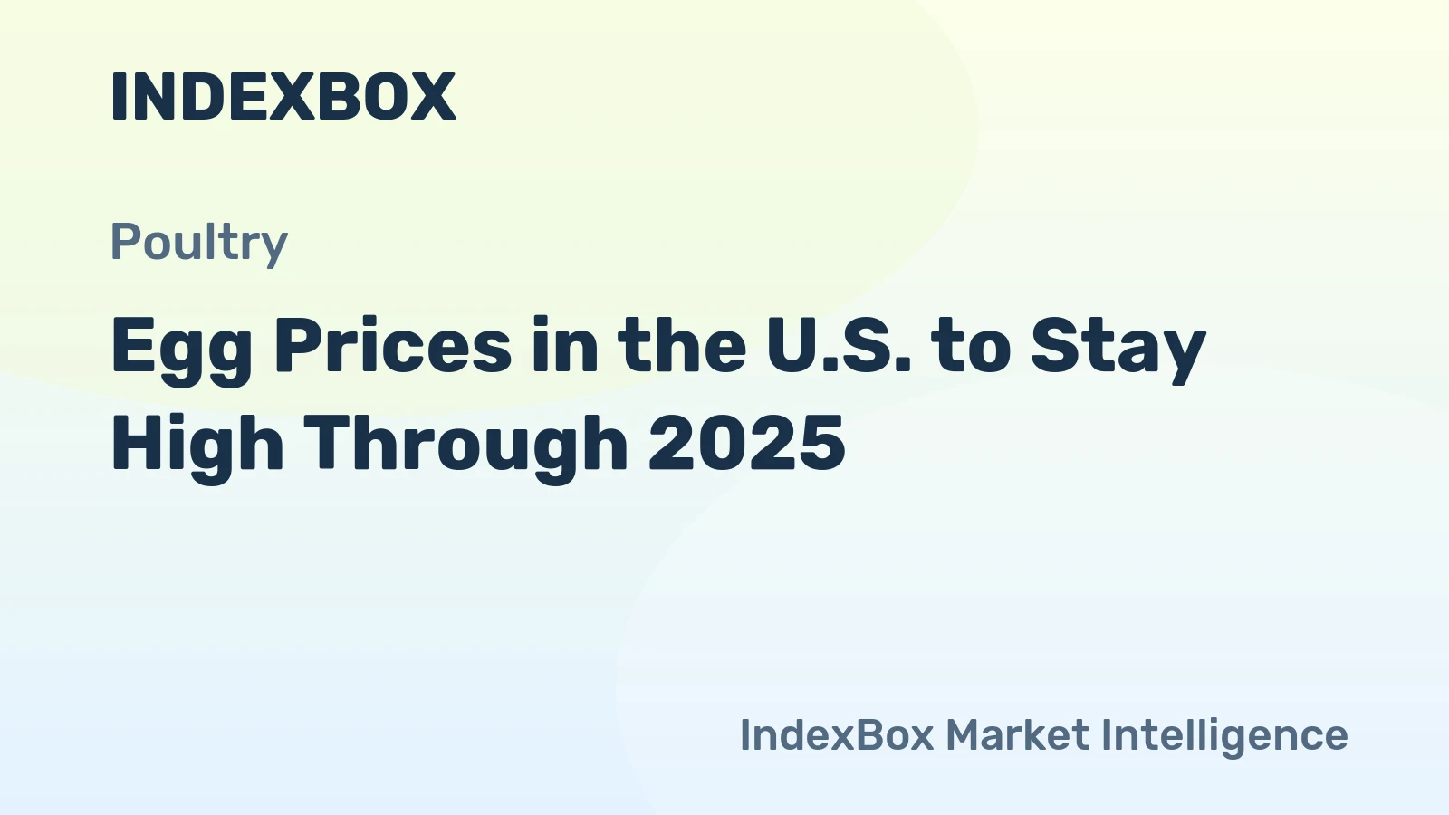 Egg Prices in the U.S. to Stay High Through 2025