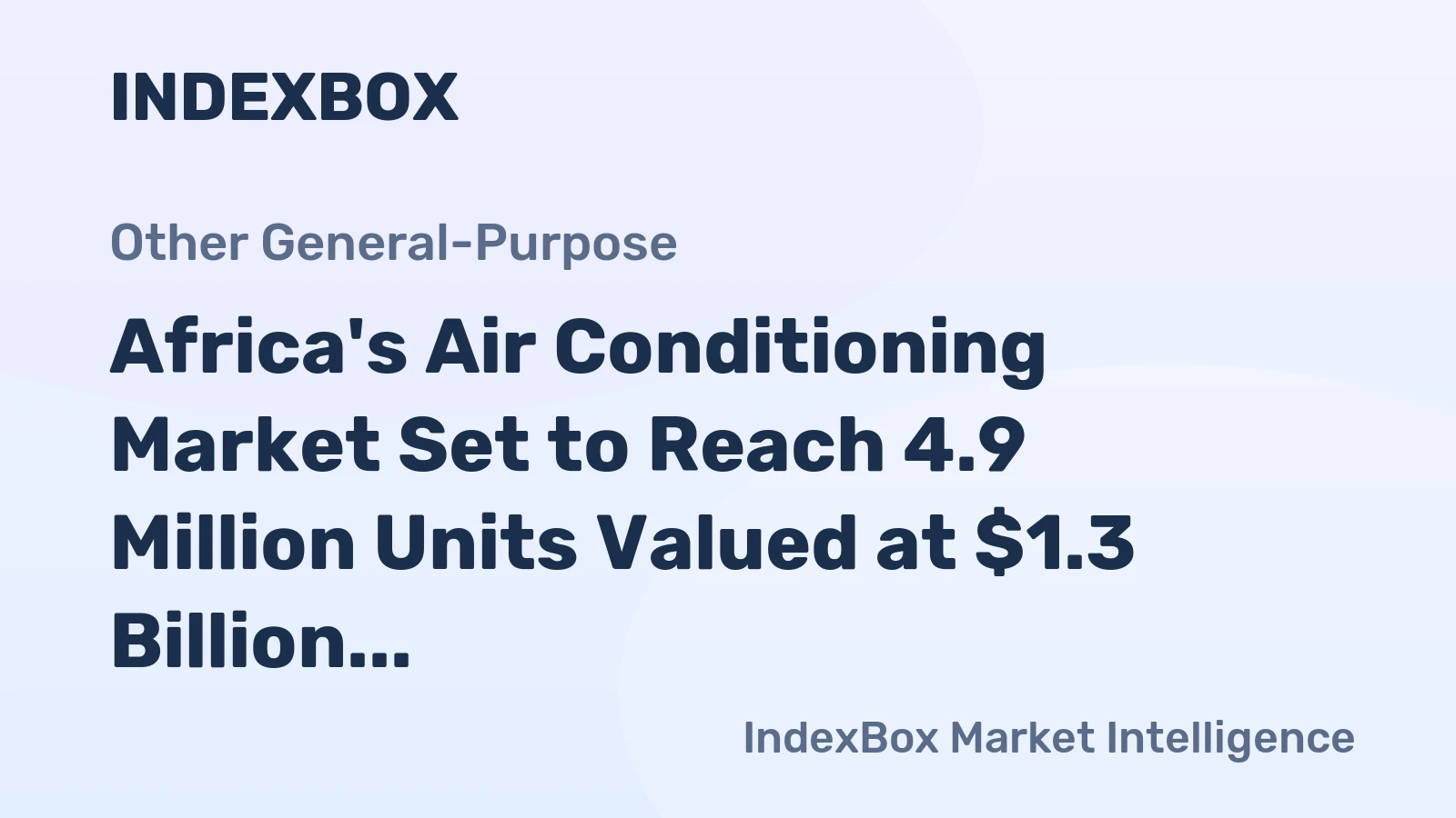 Africa's Air Conditioning Market Set to Reach 4.9 Million Units Valued at $1.3 Billion