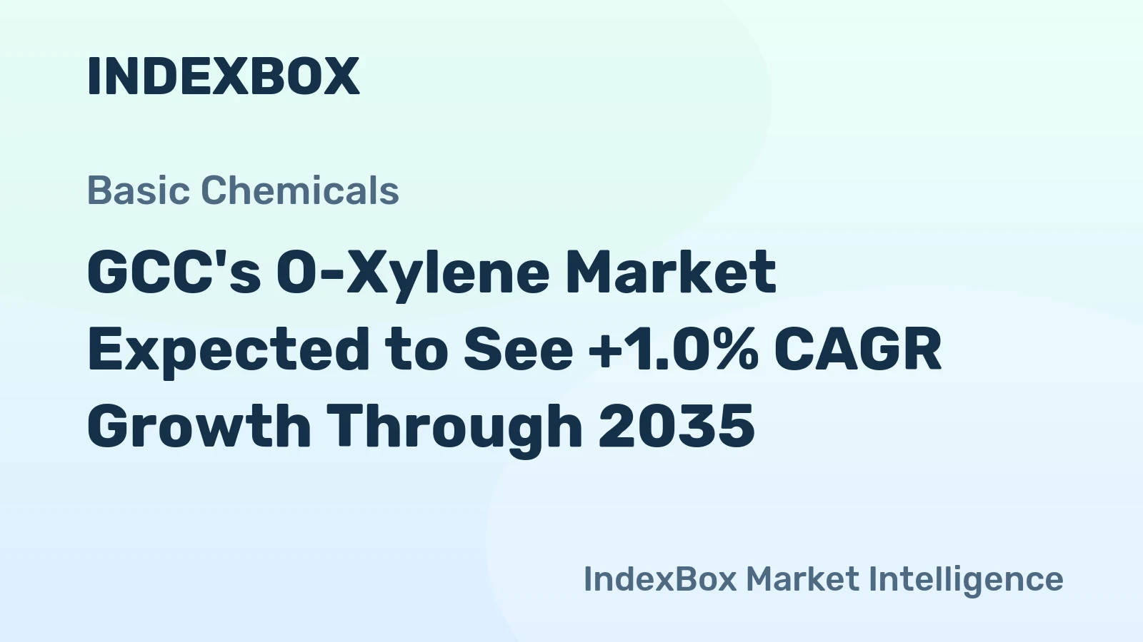 GCC's O-Xylene Market Expected to See +1.0% CAGR Growth Through 2035