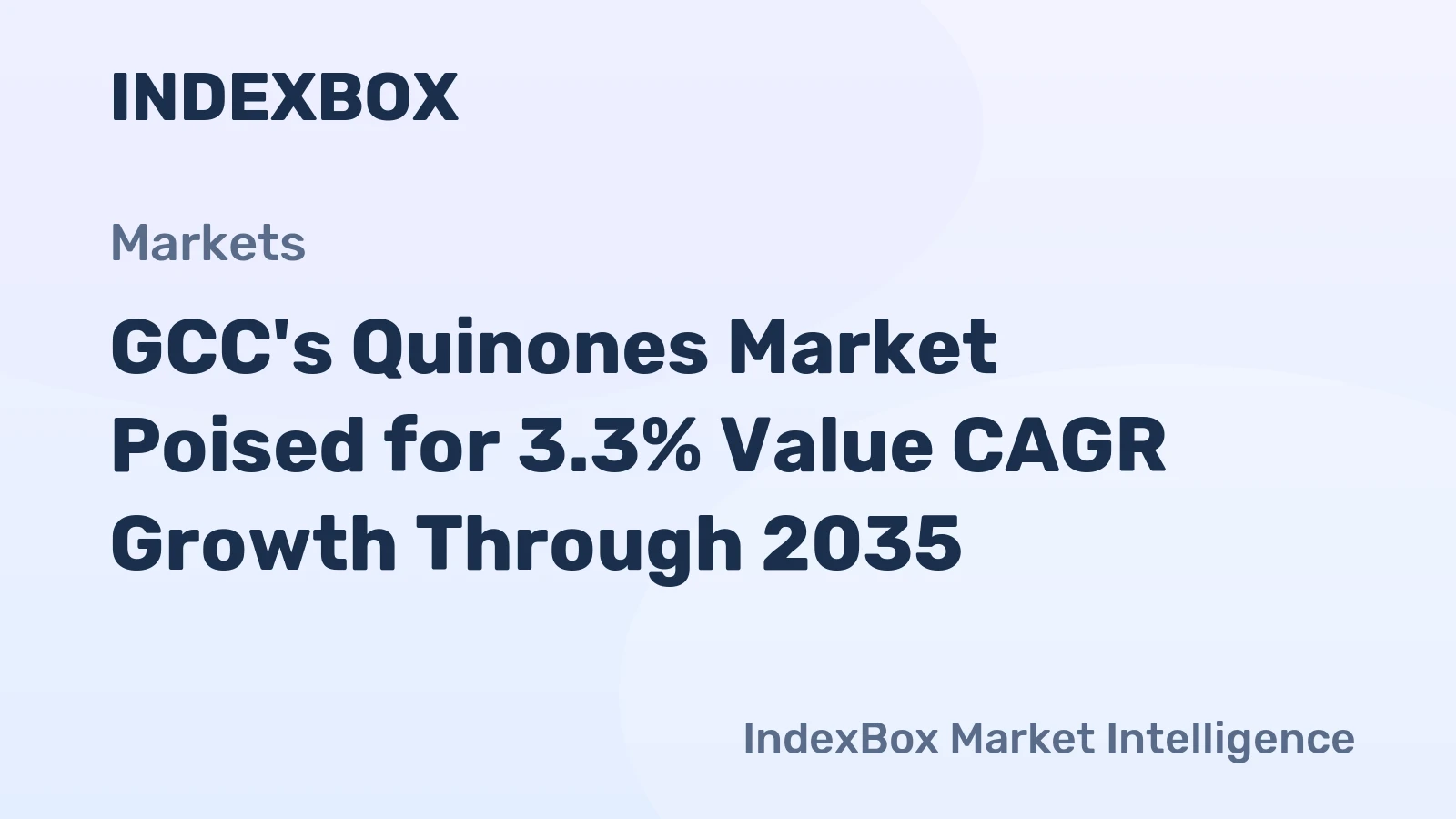 GCC's Quinones Market Poised for 3.3% Value CAGR Growth Through 2035