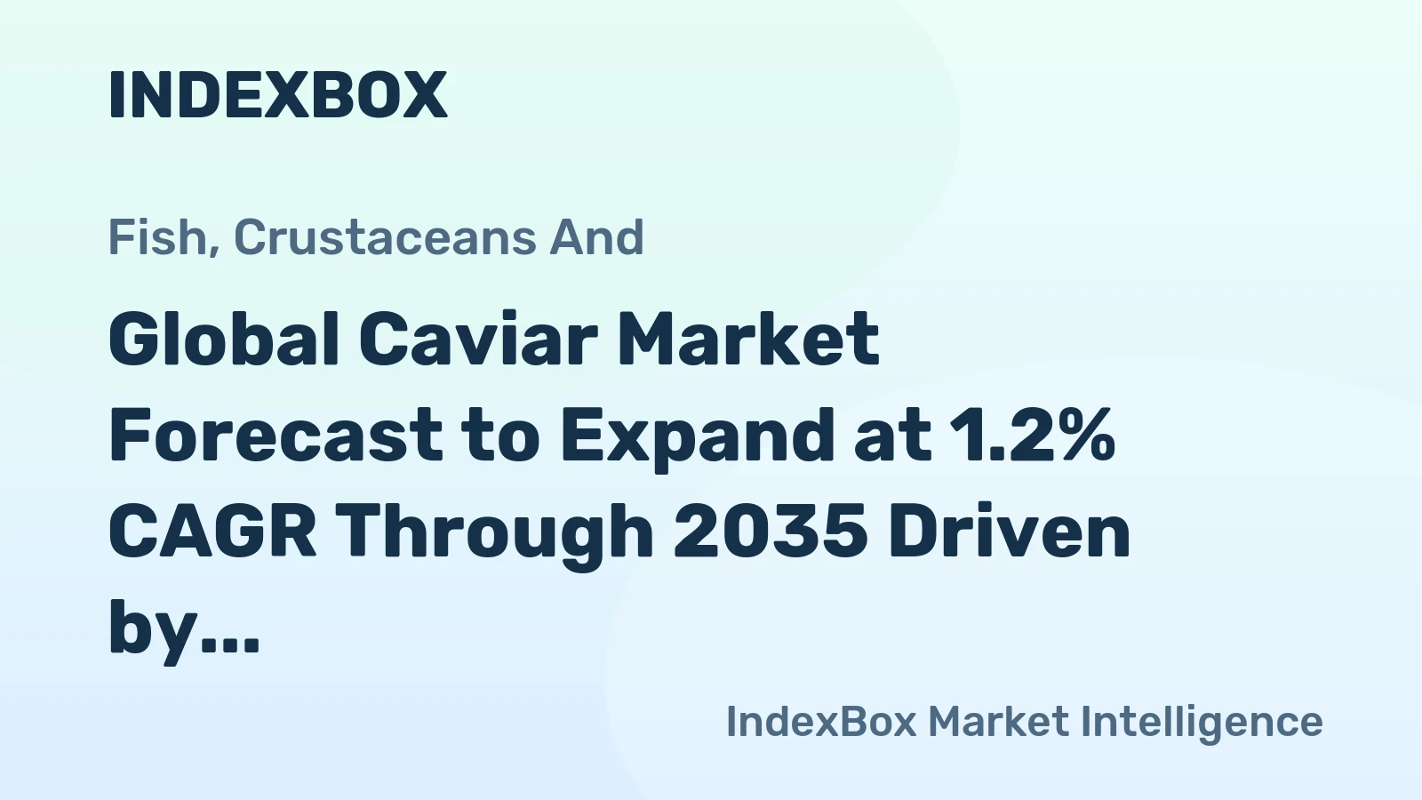 Global Caviar Market Forecast to Expand at 1.2% CAGR Through 2035 Driven by Steady Demand Growth