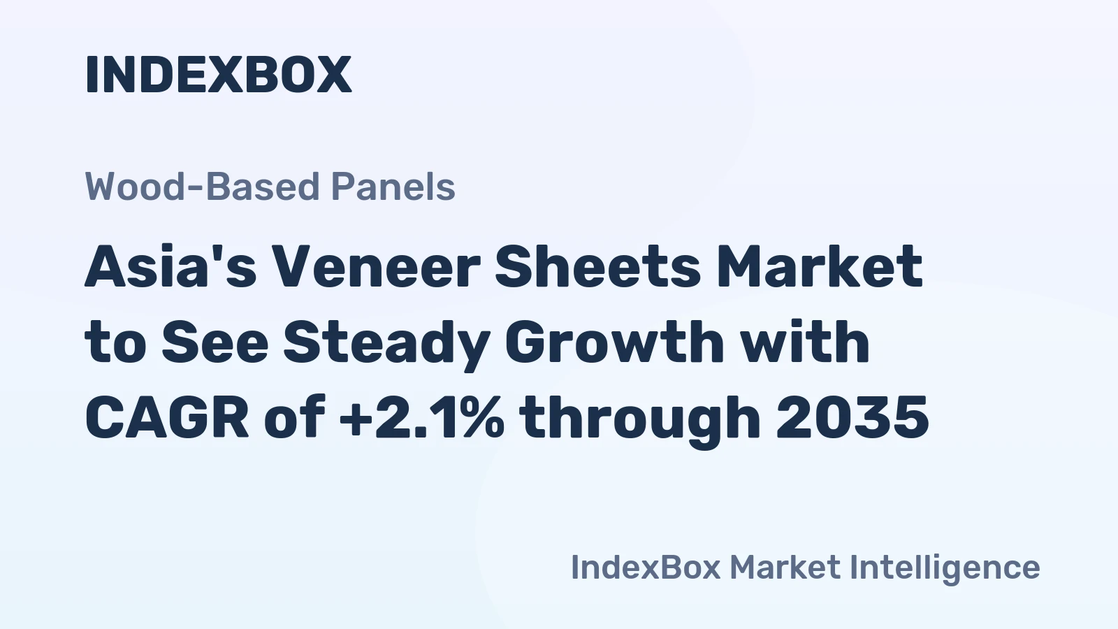 Asia's Veneer Sheets Market to See Steady Growth with CAGR of +2.1% through 2035